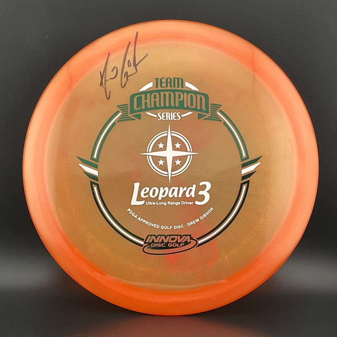 Luster Champion Leopard3 *Signed* - 2018 Drew Gibson Team Champion Ser – Rare Air Discs
