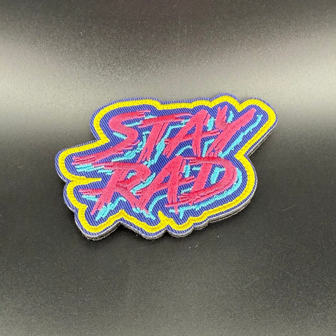 STAY RAD Patch - Hook N Loop Patch – Rare Air Discs