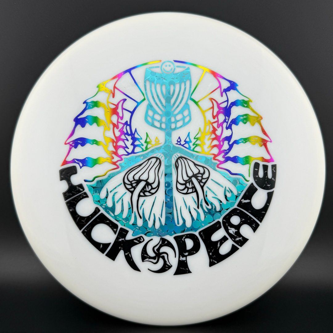 Soft Neo Spore - Huk Lab Peace Triple Foil Stamp – Rare Air Discs