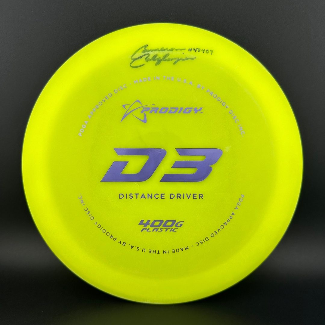 D3 (400G) *Signed* - Cameron Colglazier – Rare Air Discs