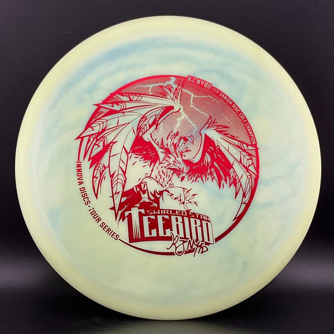 Swirled Star Teebird - 2018 KJ Nybo TS - XL Stamp - Iced Mint + Blue ...