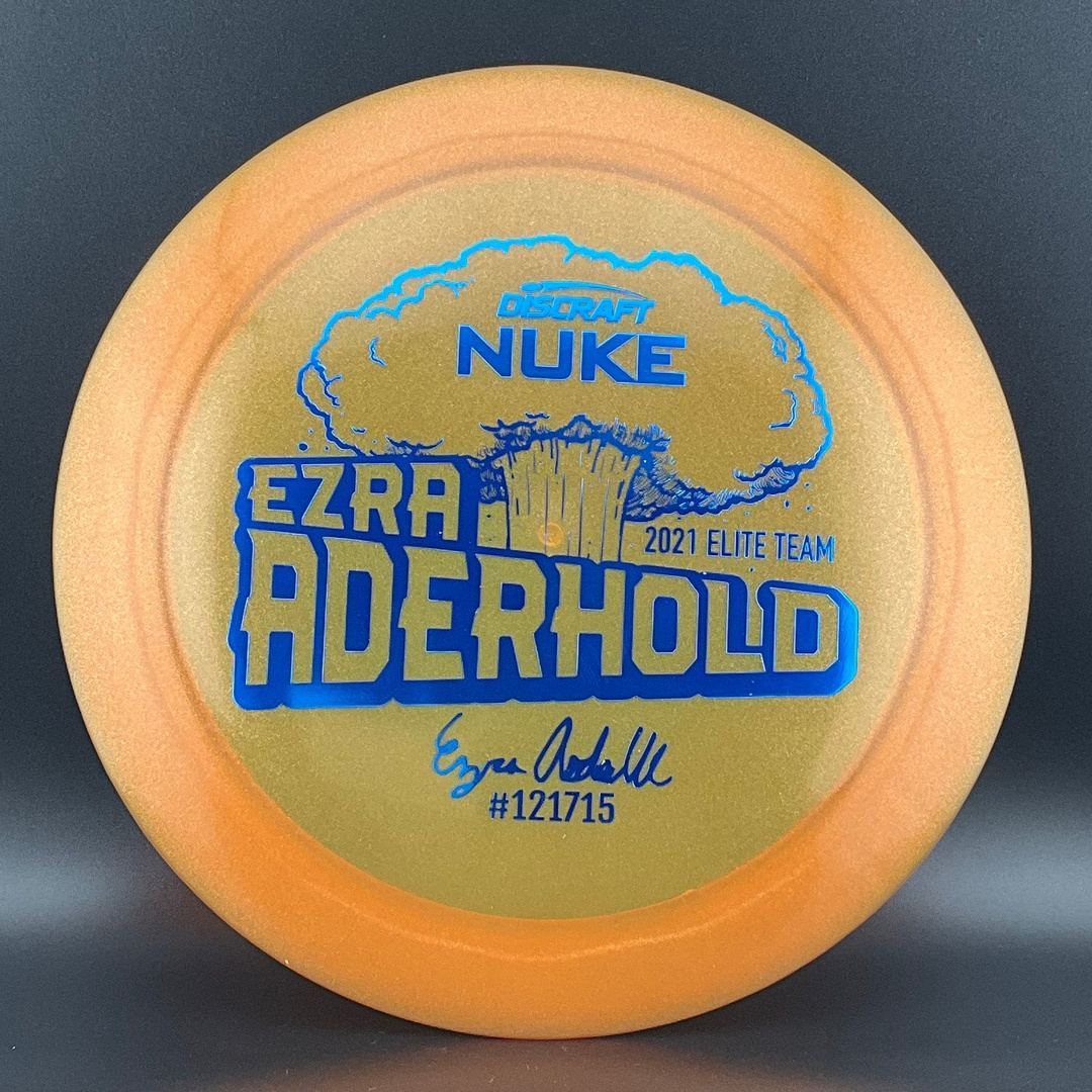 Metallic Z Nuke - 2021 Ezra Aderhold Elite Team – Rare Air Discs