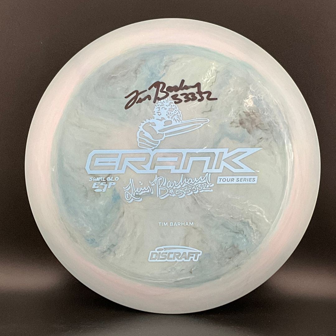 Swirl GLO ESP Crank *Signed* - 2018 Tim Barham Tour Series – Rare Air Discs
