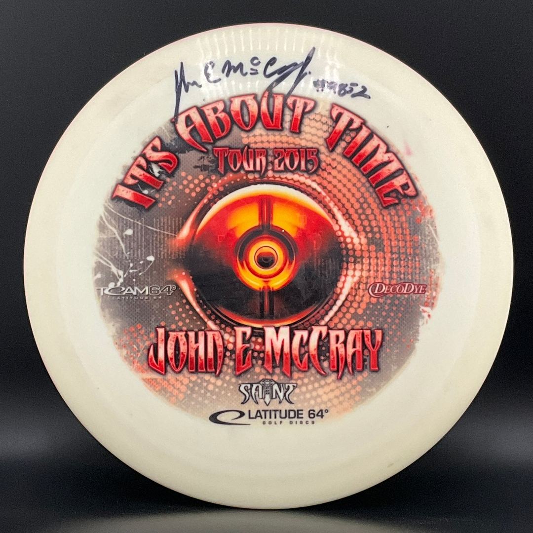 Gold DecoDye Saint *Signed* - John E McCray 2015 Tour "It's About Time ...