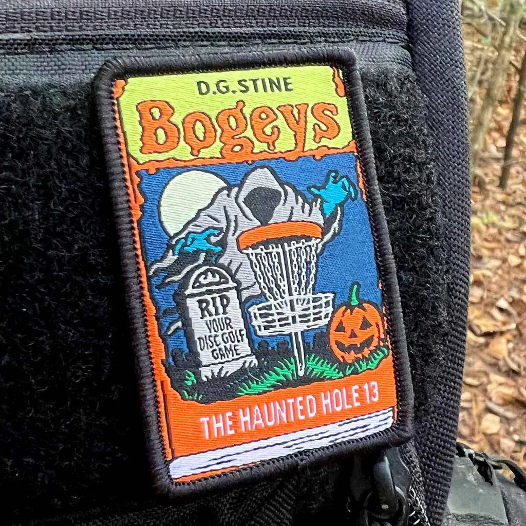 Bogey Bumps - Disc Golf Patch - Hook And Loop – Rare Air Discs